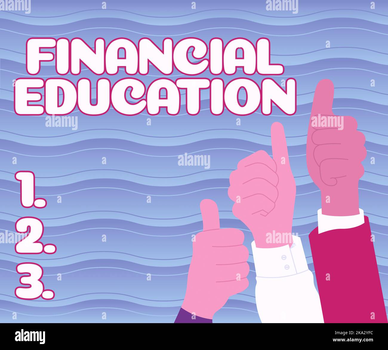Text showing inspiration Financial Education. Concept meaning Process ...