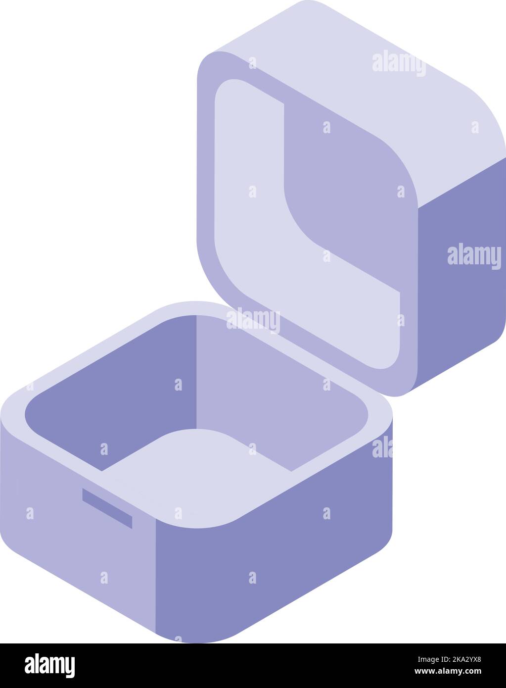 Plastic box icon isometric vector. Recycle eco. Reuse planet Stock ...