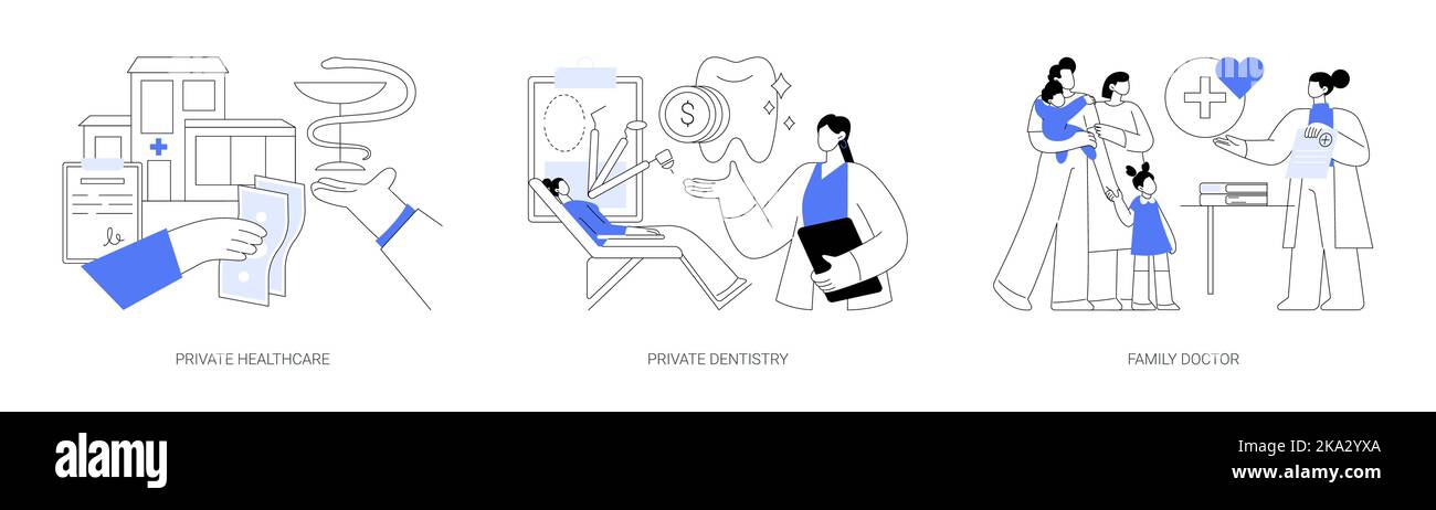 Healthcare insurance abstract concept vector illustrations Stock Vector ...