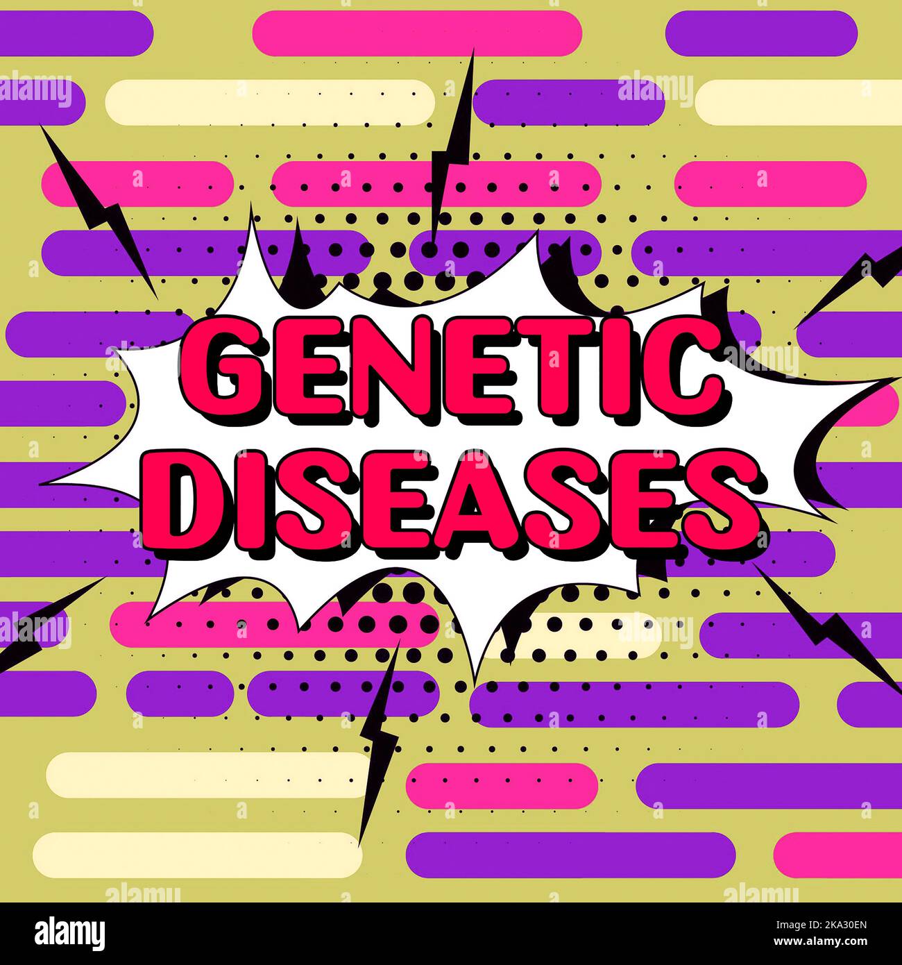 Text sign showing Genetic Diseases. Business approach ideas taught to ...