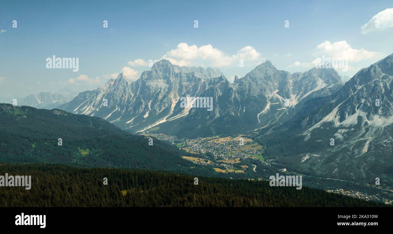 Panoramic aerial view alps mountains hi-res stock photography and ...