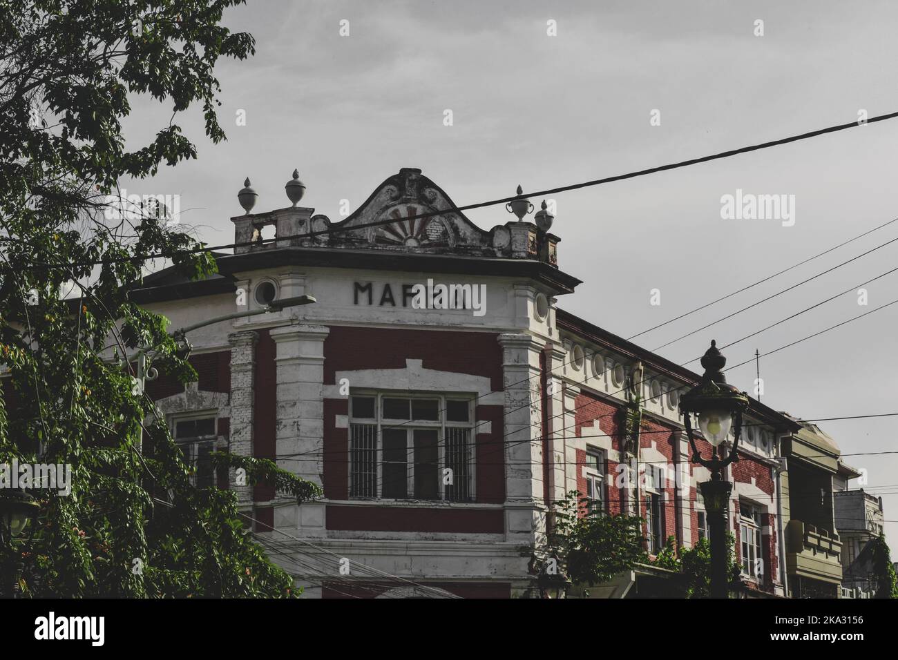 The facade of the Marba building. Semarang, Indonesia Stock Photo - Alamy