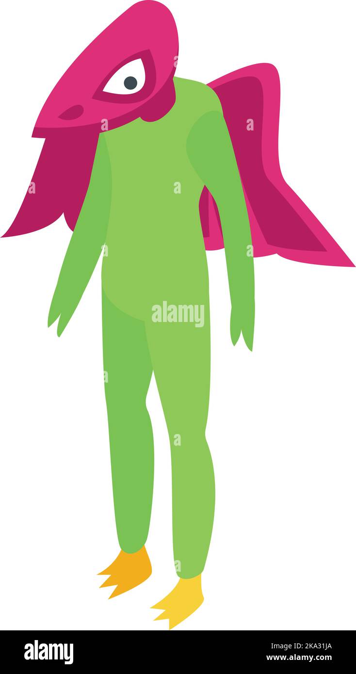 Monster icon isometric vector. Space alien. Animal planet Stock Vector ...