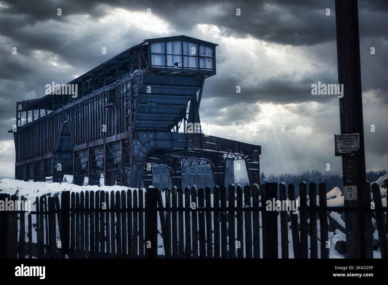 Last industrial building from 1950 from ARBED Terre Rouge, the whole ...