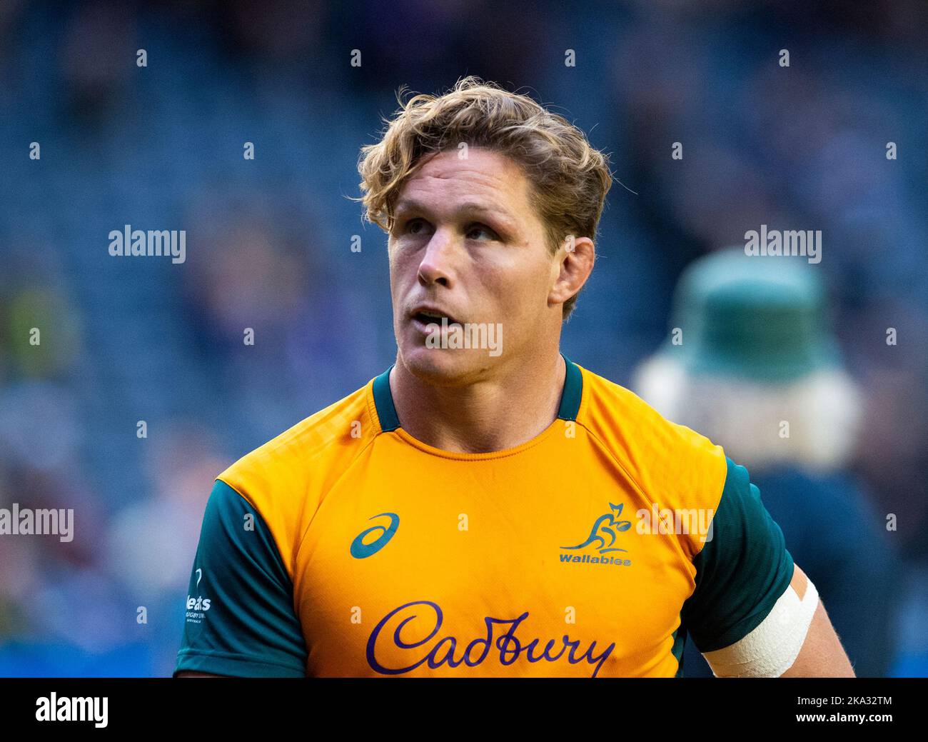 EDINBURGH, SCOTLAND - OCTOBER 29: Australian Back Row, Michael Hooper ...