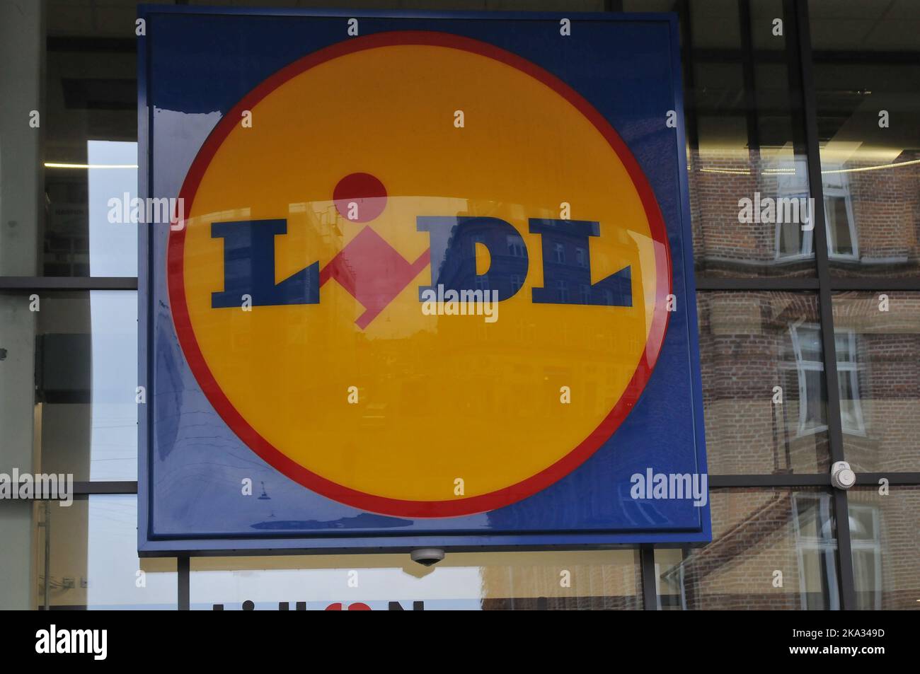 Copenhagen/Denmark/31 October 2022/Deutsche Lild grocery stoe in danish ...