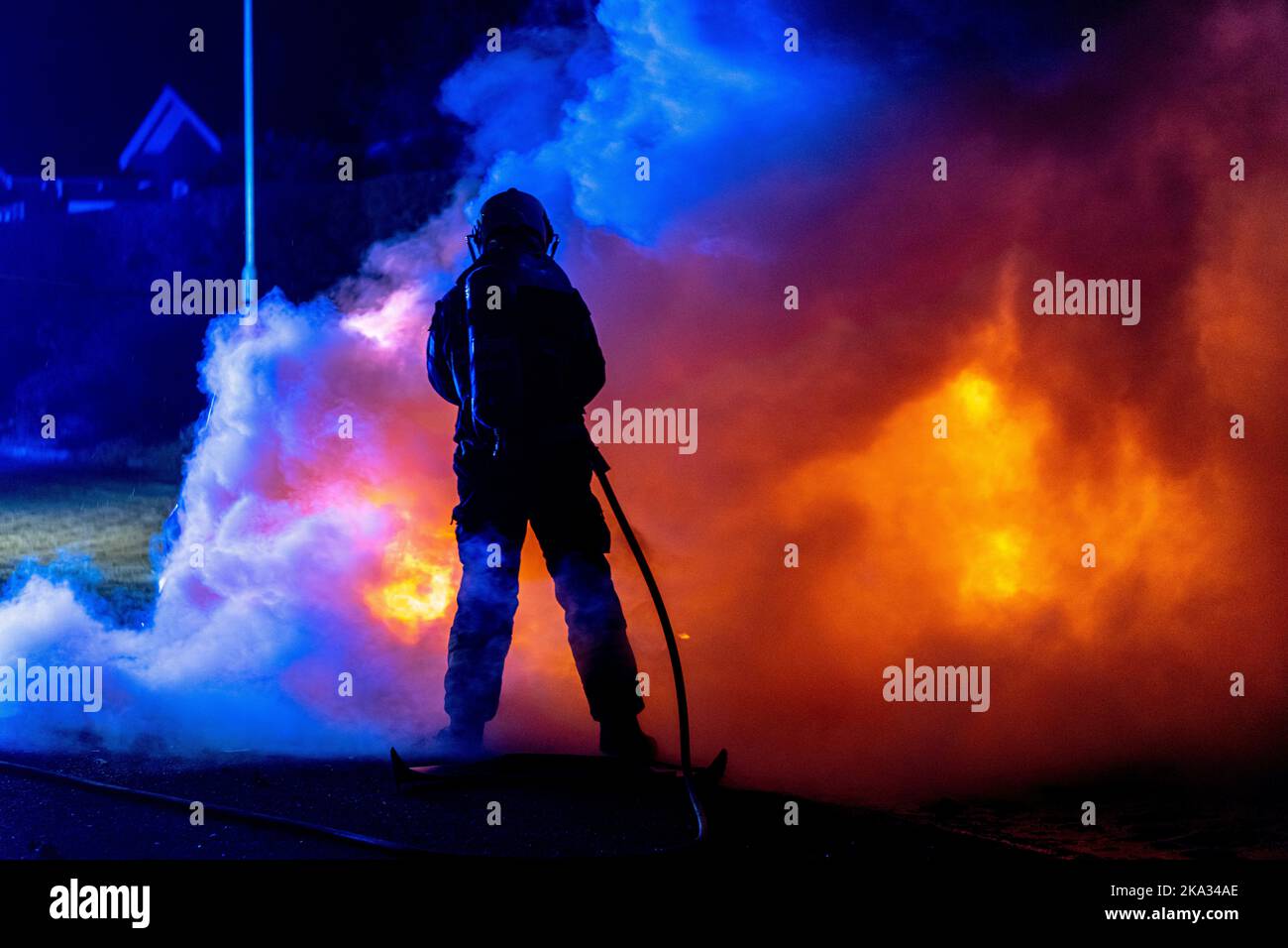 Trying to light a fire hi-res stock photography and images - Alamy