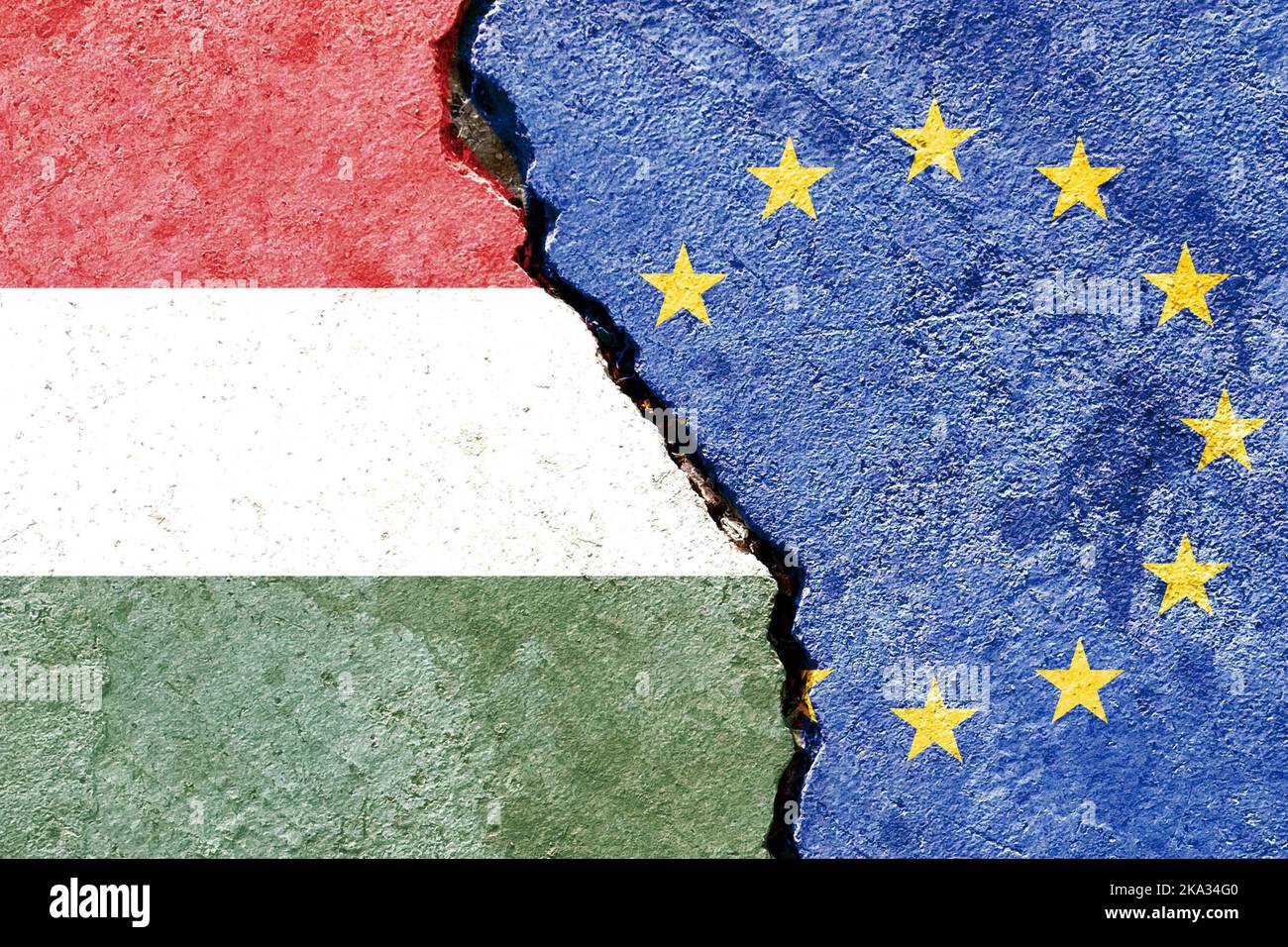 abstract Hungary Europe politics relationship friendship divided ...