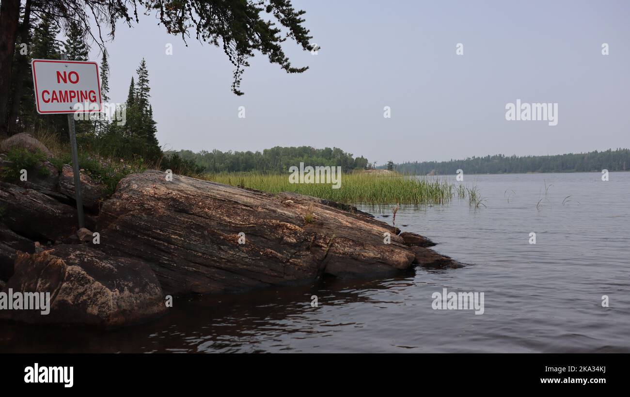 Whiteshell provincial park sign hi-res stock photography and images - Alamy