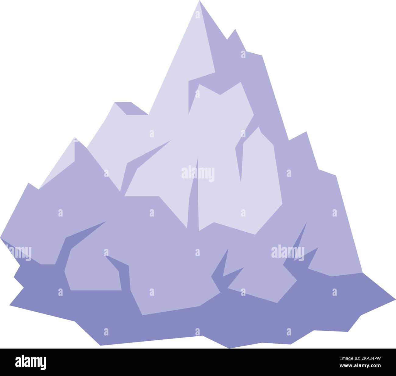 Ice berg drawing Cut Out Stock Images & Pictures - Alamy