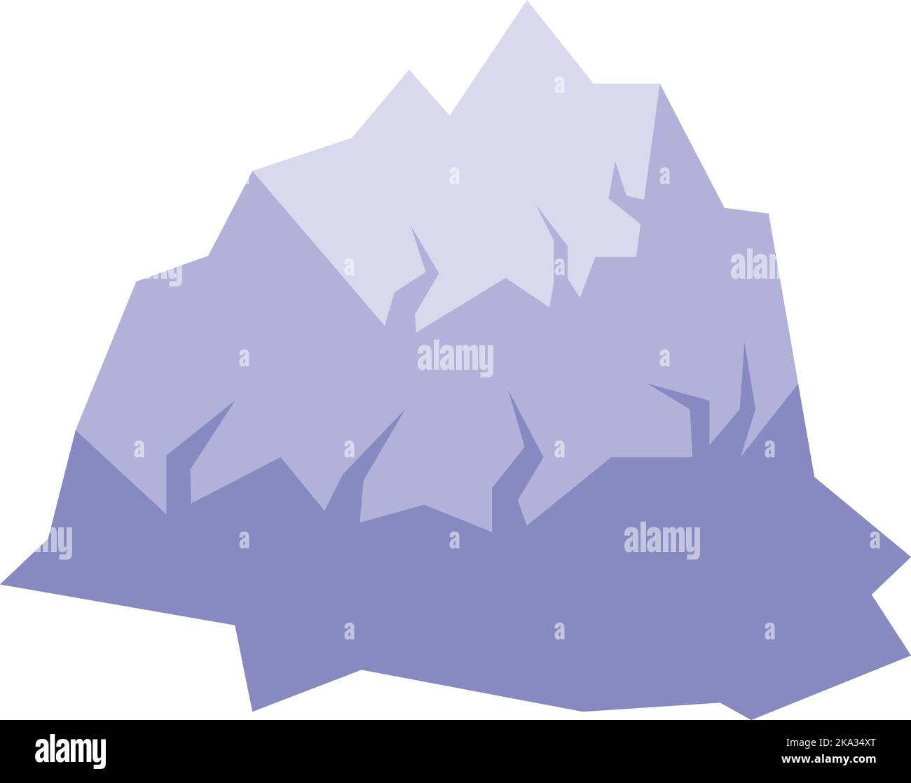 Iceberg icon isometric vector. Sea ice berg. North risk Stock Vector ...