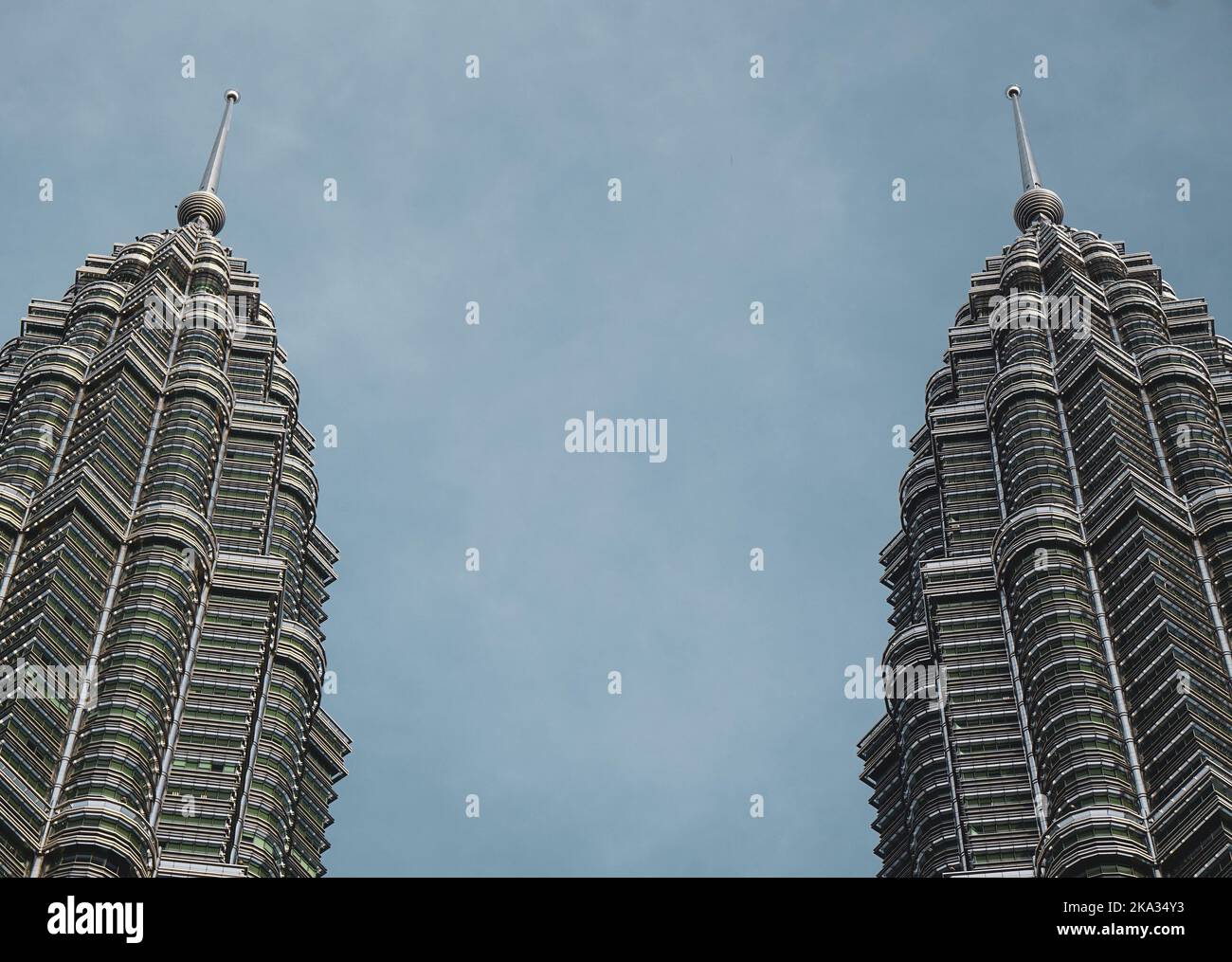 The view from below, Petrona Twin Towers, KLCC, Kuala Lumpur, Malaysia ...