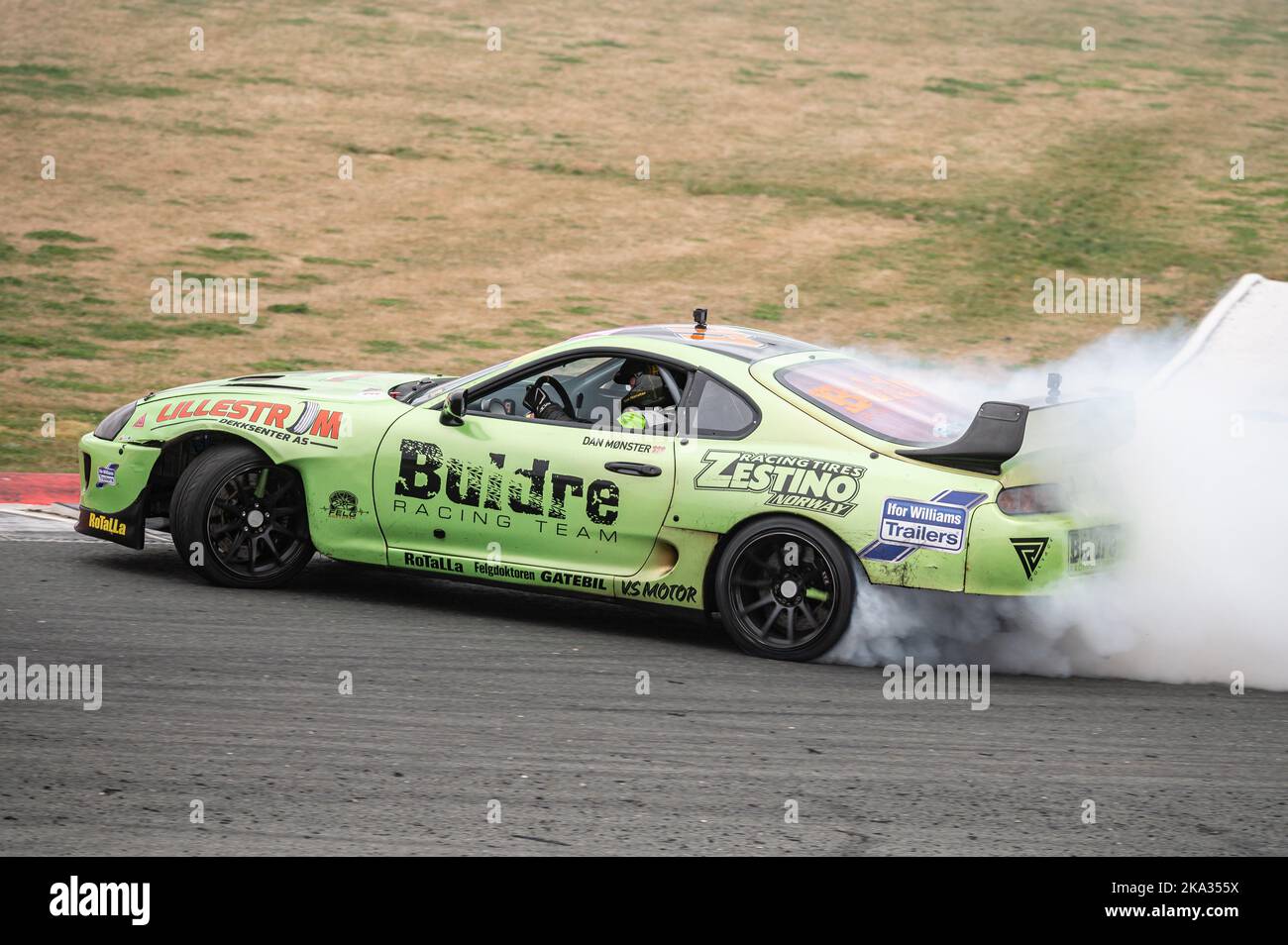 Toyota Supra, it's an A80 MK4 drifting Stock Photo - Alamy