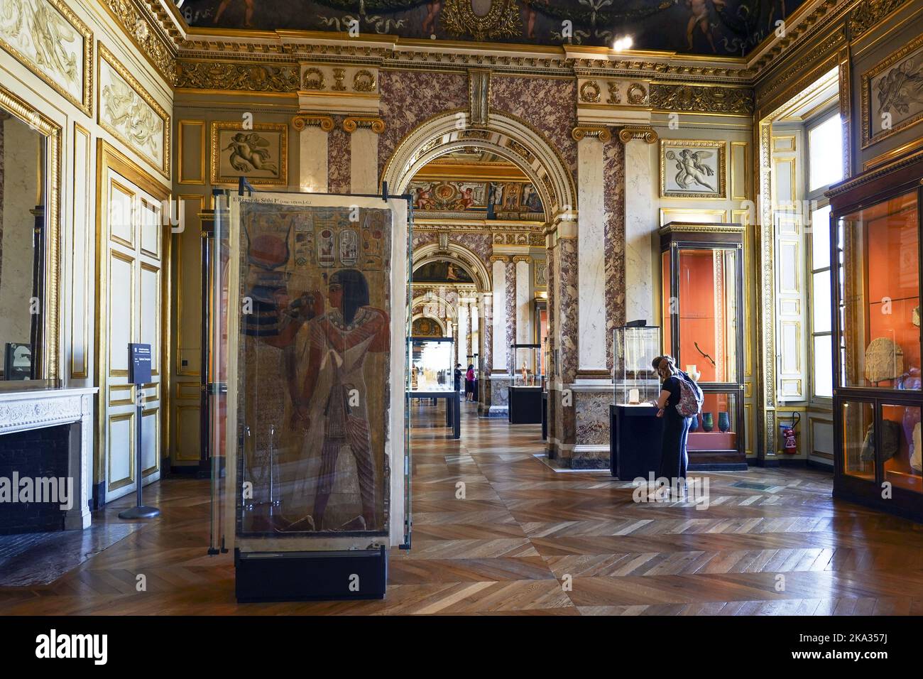 France, Paris, The Louvre or the Louvre Museum is the world's most ...