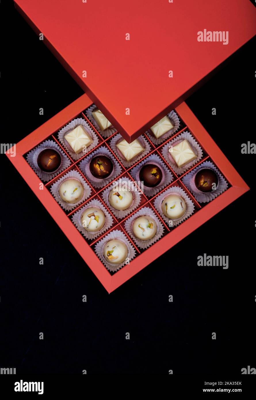 Variety handmade luxury chocolate hi-res stock photography and images ...