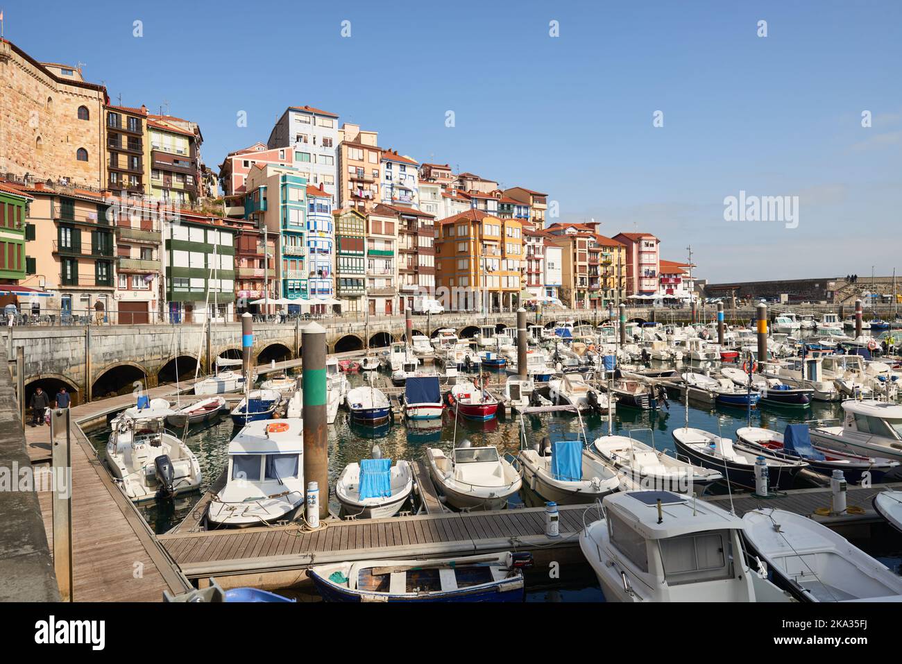 Harbor of Bermeo, Bermeo, Biscay, Basque Country, Euskadi, Euskal ...