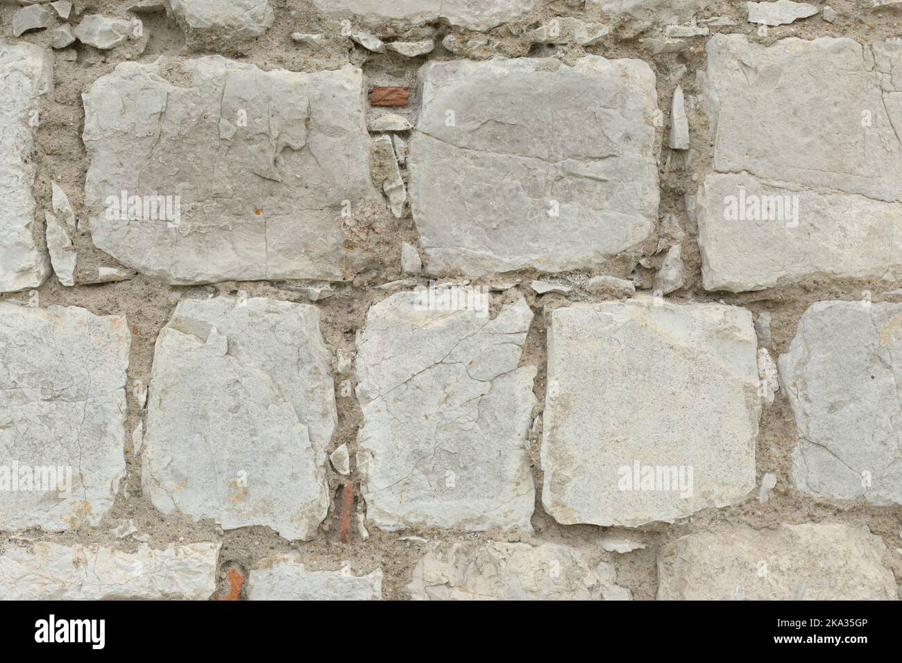 Light Old Brickwork Texture. Ancient Brick Wall Stock Photo - Alamy