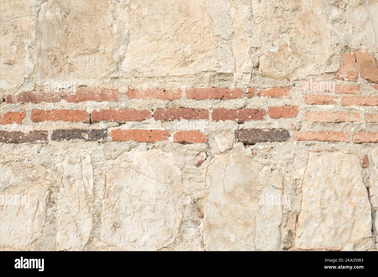 Light Old Brickwork Texture. Ancient Brick Wall Stock Photo - Alamy