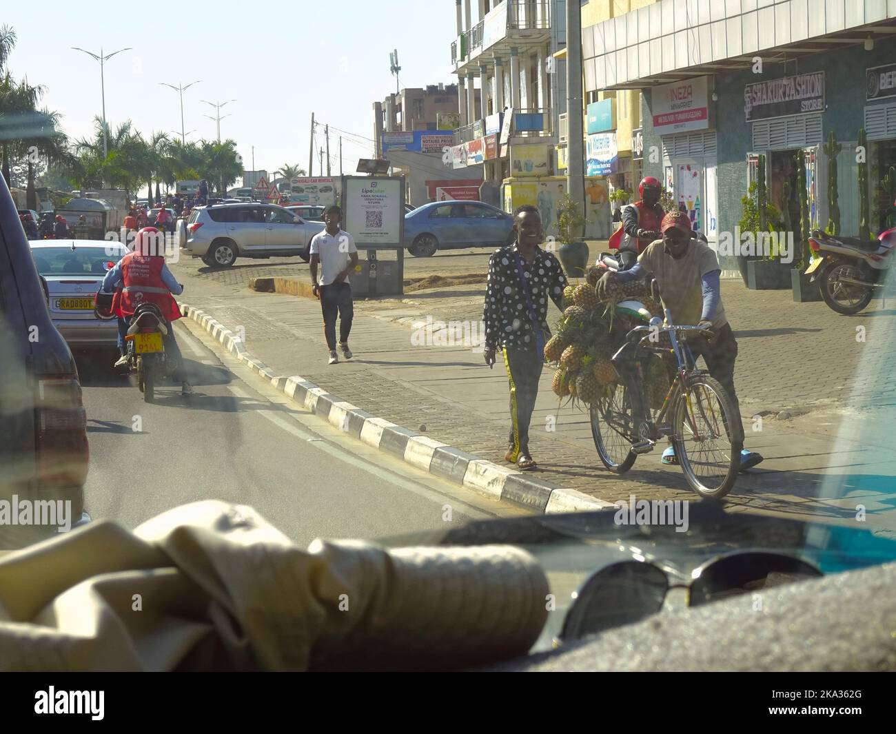 Street scene in Kigali, Rwanda Stock Photo - Alamy