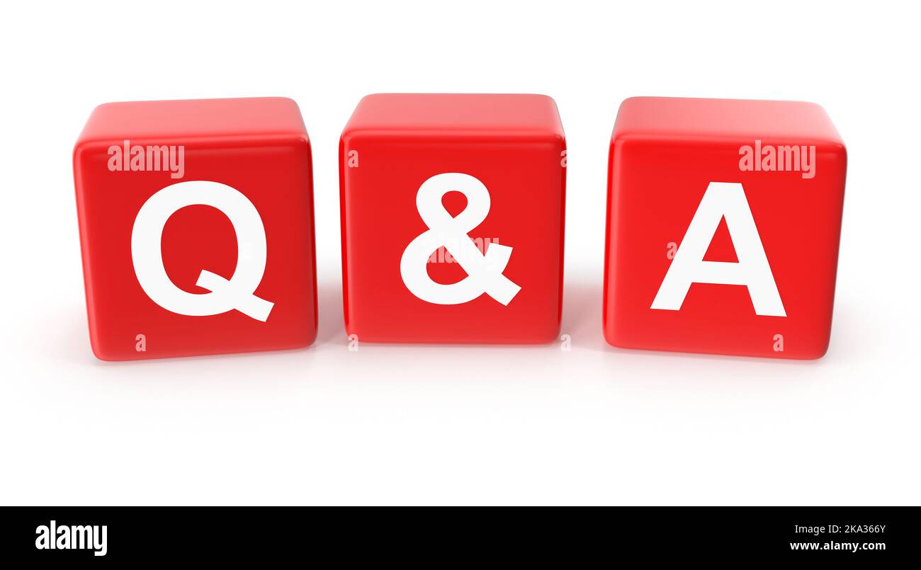 Question and Ask Concept , This is a 3d rendered computer generated ...