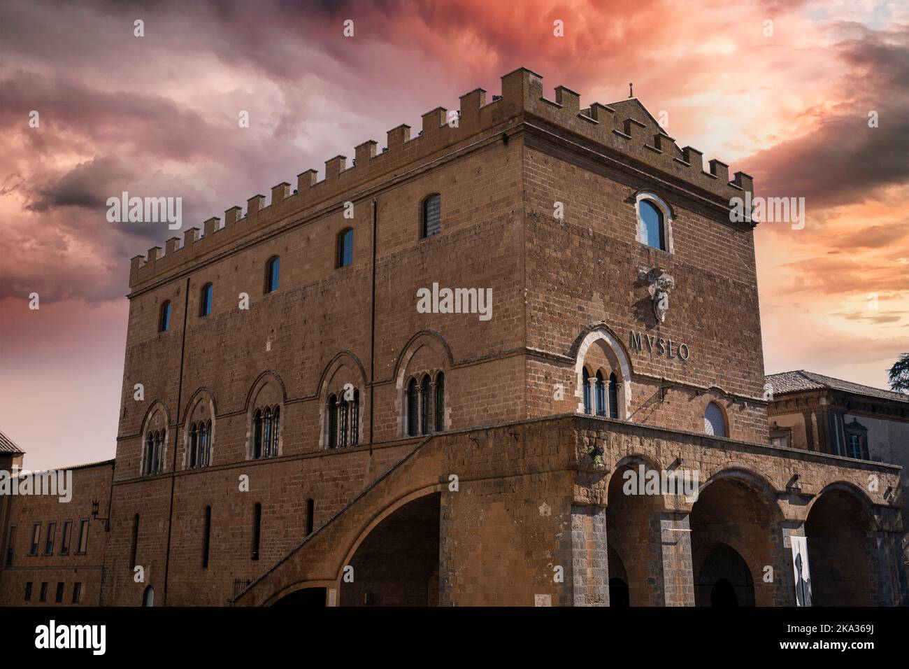 emilio greco museum in the town of orvieto Stock Photo - Alamy