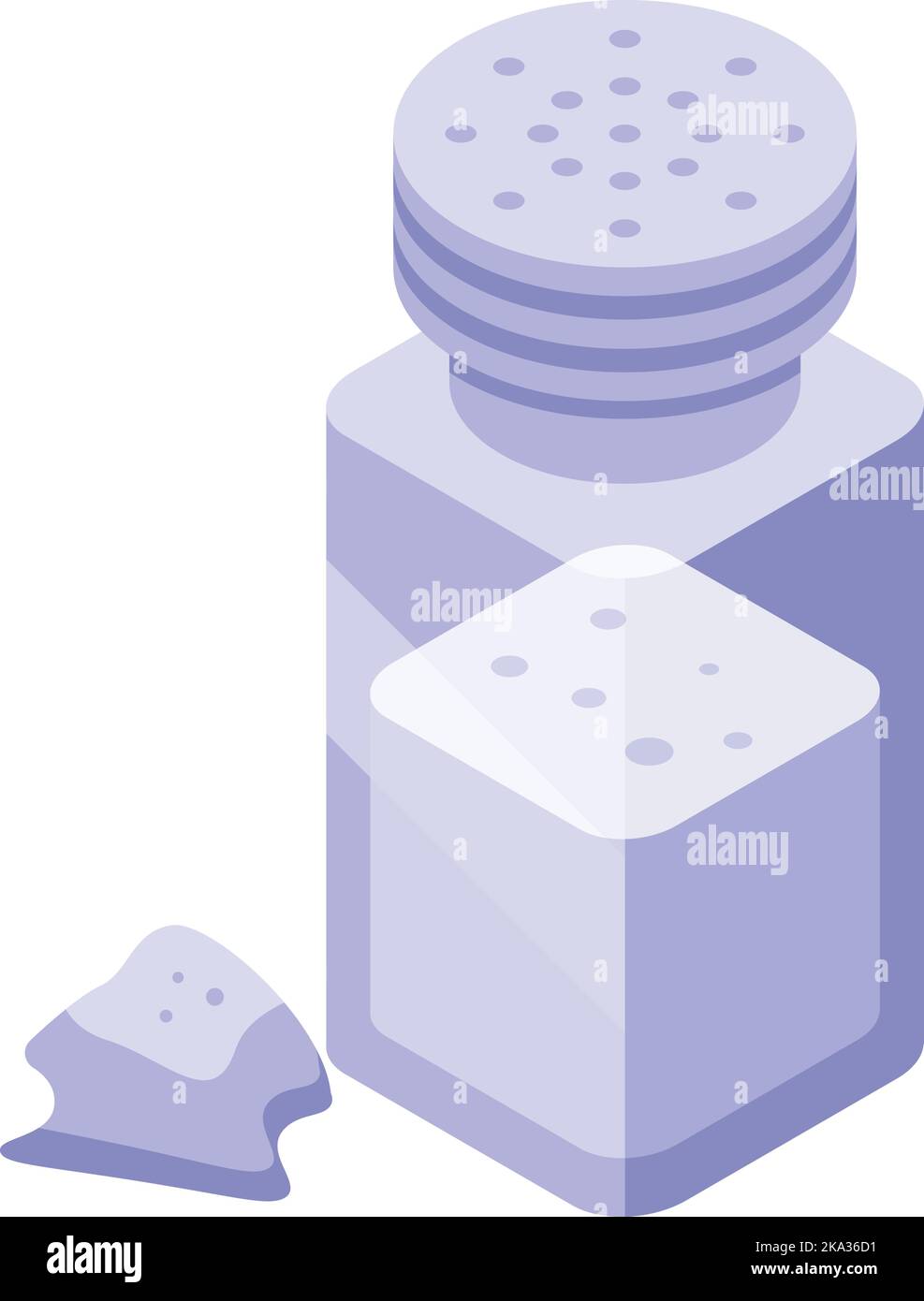 Sea salt icon isometric vector. Spanish food. Seafood cuisine Stock ...