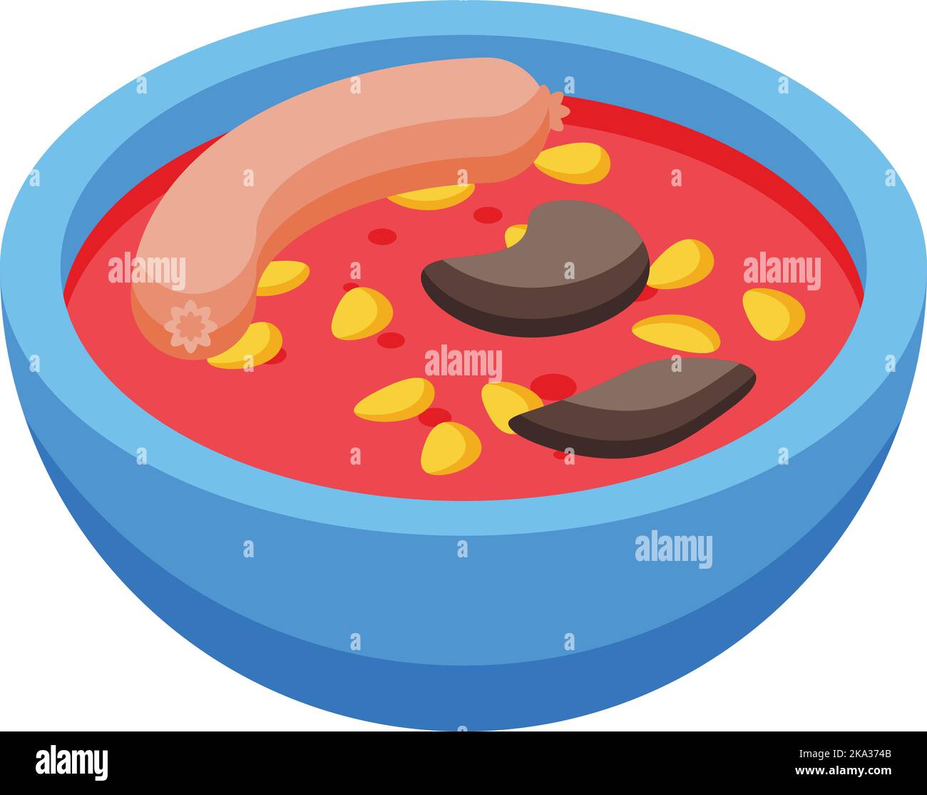 Serbian cuisine Stock Vector Images - Alamy