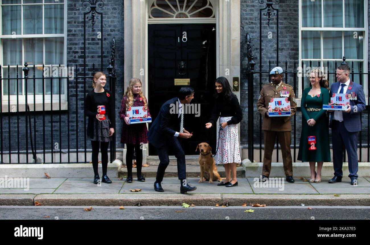 London, England, UK. 31st Oct, 2022. UK Prime Minister RISHI SUNAK and ...