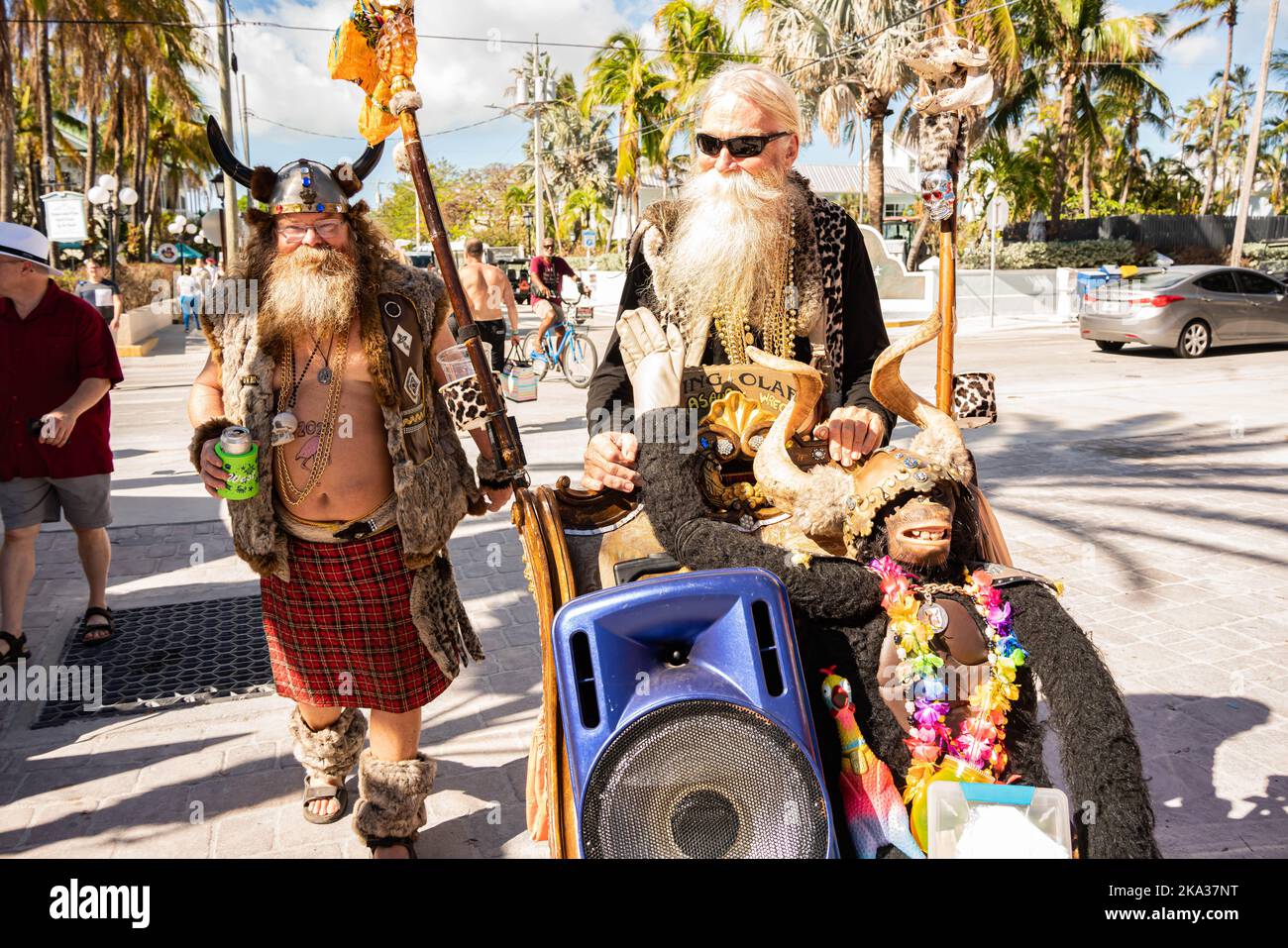 Key West , Florida, USA - Annual Fantasy parade to celebrate equality ...
