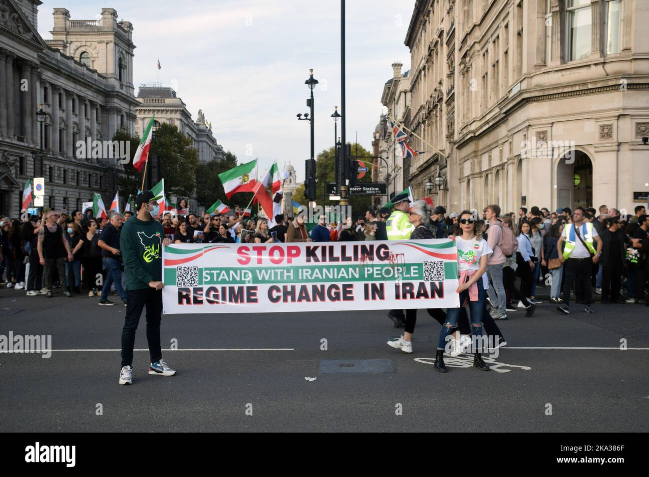 Protest opposite Houses of Parliament to show solidarity with the "the ...