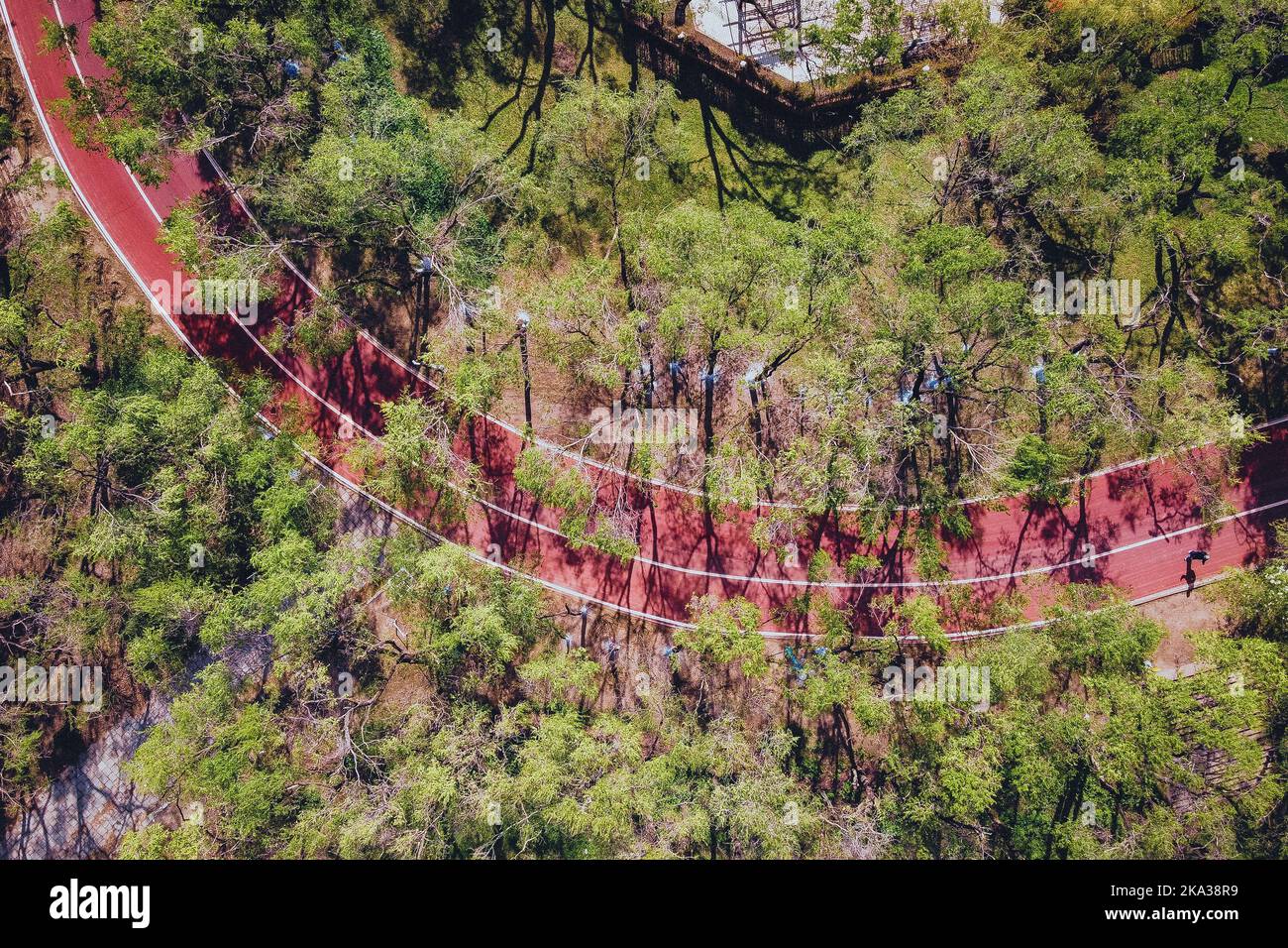 The Meshgin Shahr Suspended Bridge top view Stock Photo - Alamy