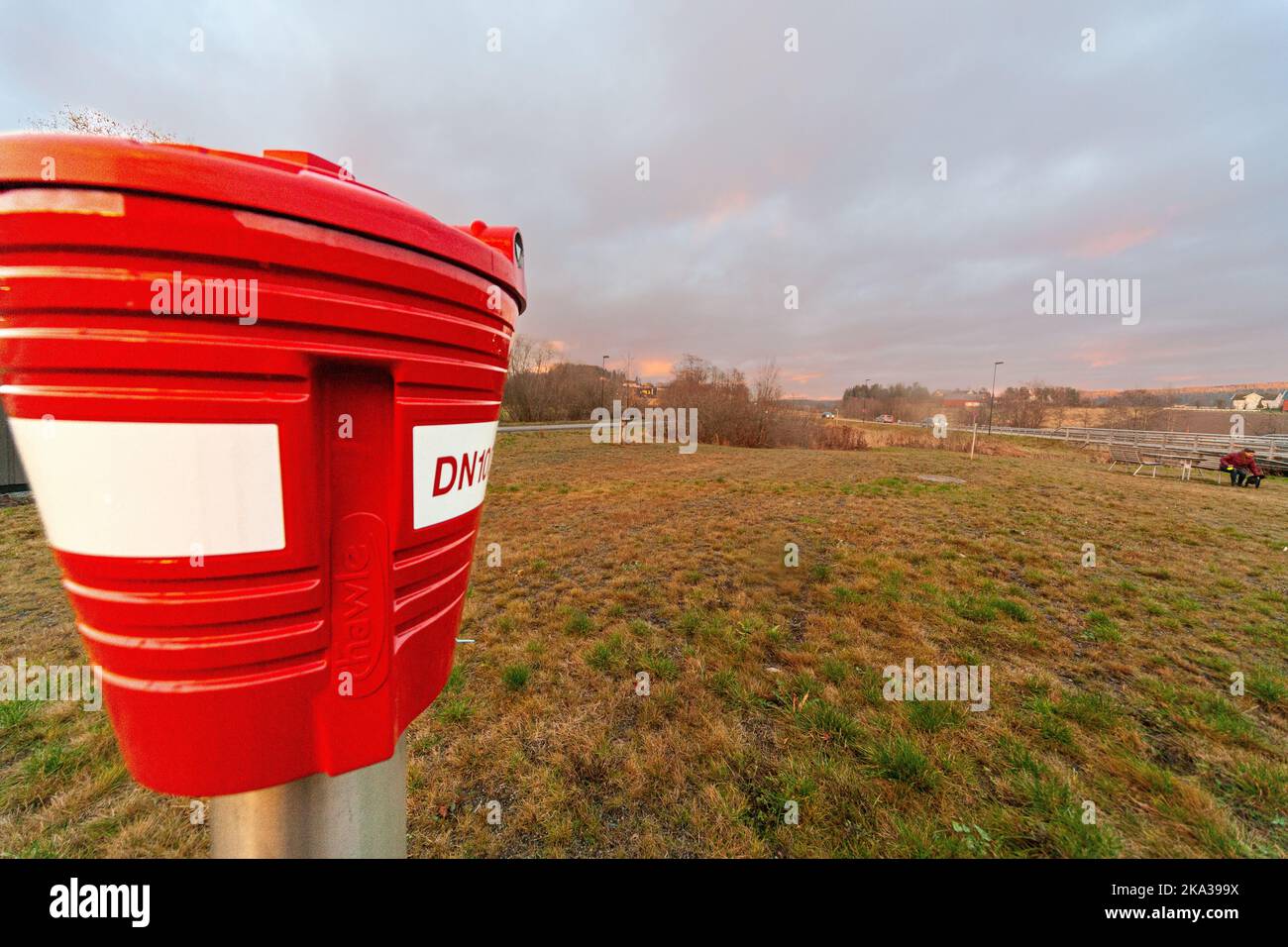 Fire hydrant in Sorli Lorenskog Norway Stock Photo - Alamy