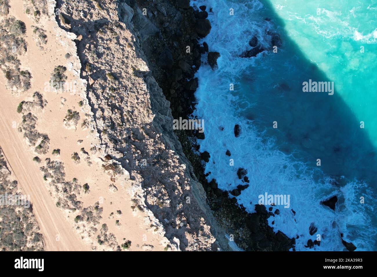 Great Australian Bight of large oceanic bight of the southern coastline ...