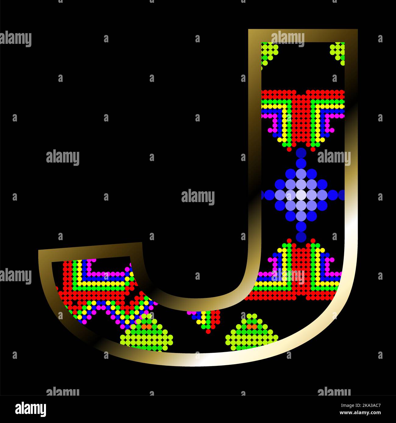 Huichol design Stock Vector Images - Alamy