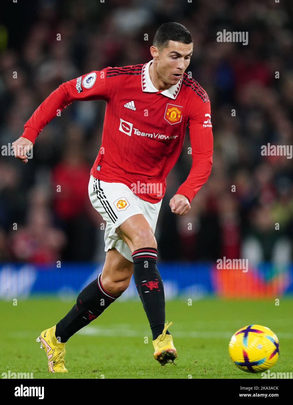 Manchester United's Cristiano Ronaldo during the Premier League match ...