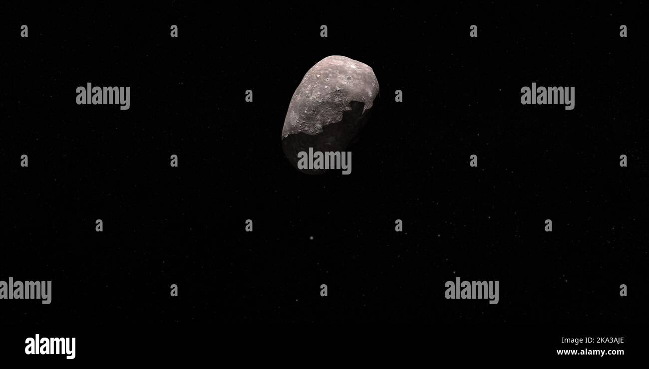 Varuna, trans-Neptunian object, orbiting in the outer space Stock Photo ...