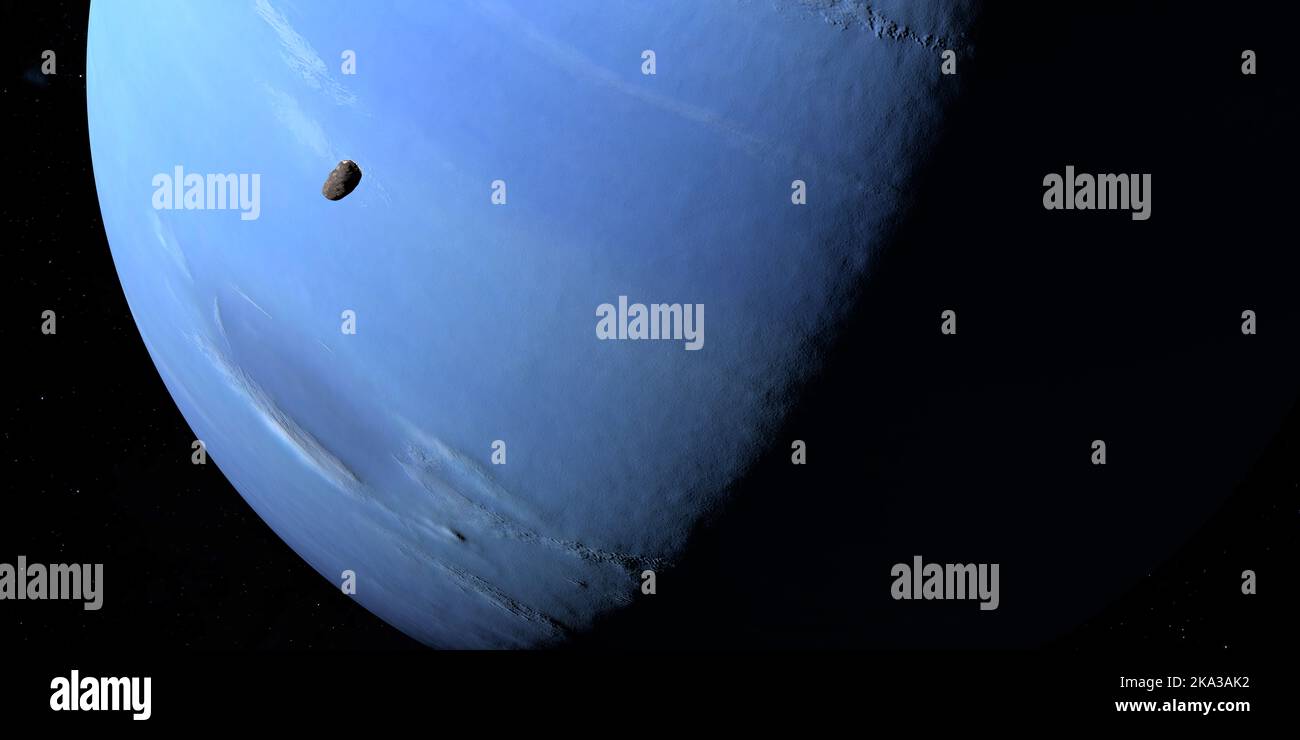 Varuna, trans-Neptunian object, orbiting near of Neptune Stock Photo ...