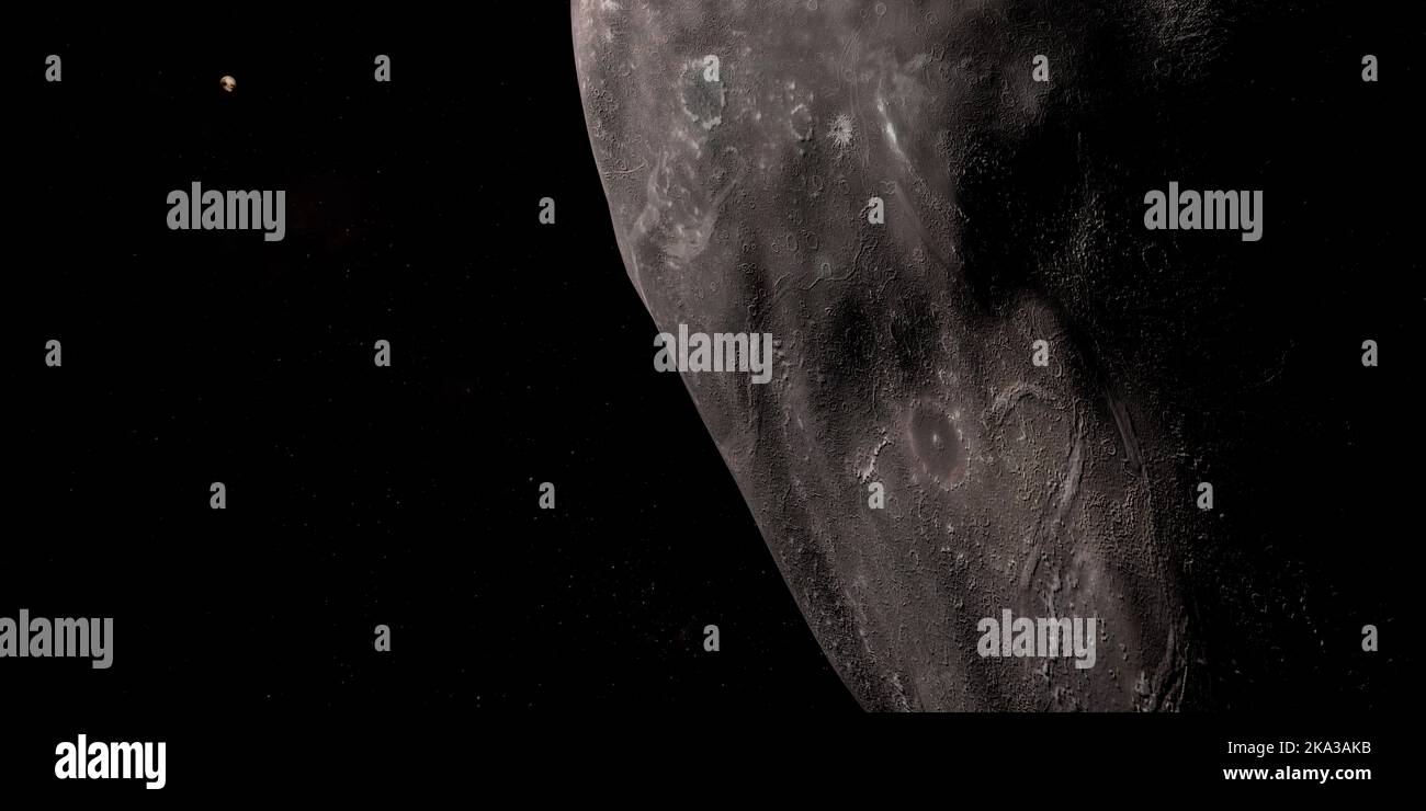 Varuna surface detail, trans-Neptunian object, orbiting with Pluto ...