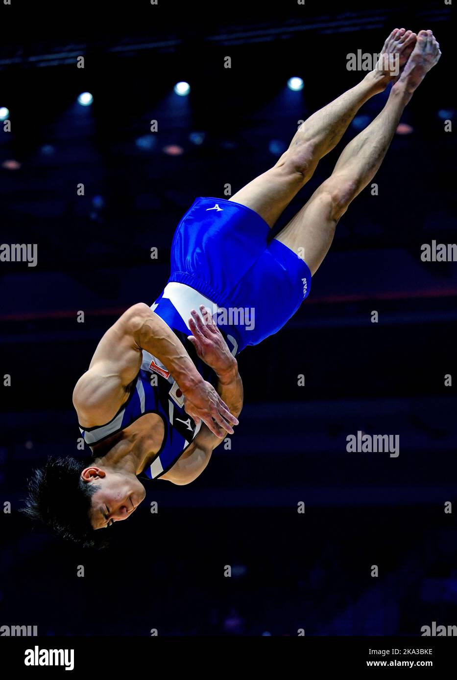 Japan's Daiki Hashimoto competes on the floor during day three of the ...