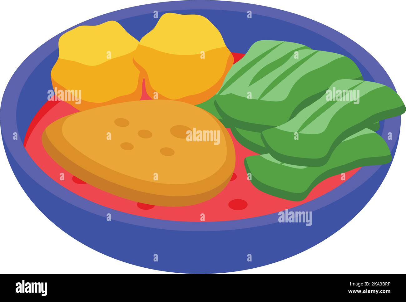 Cheese onion omelette Stock Vector Images - Alamy