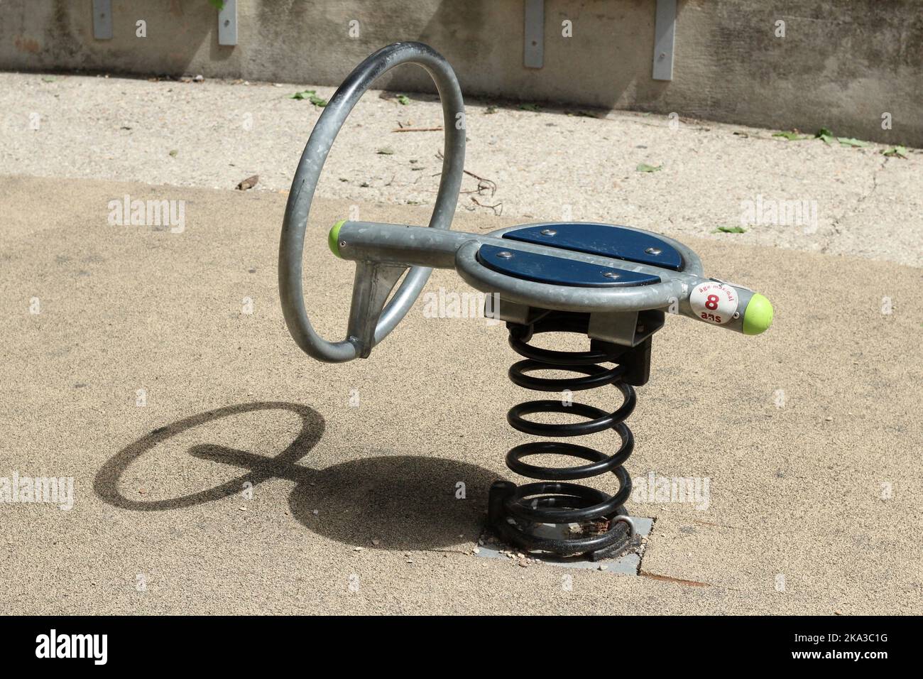 A rocking chair for children in a playground Stock Photo - Alamy
