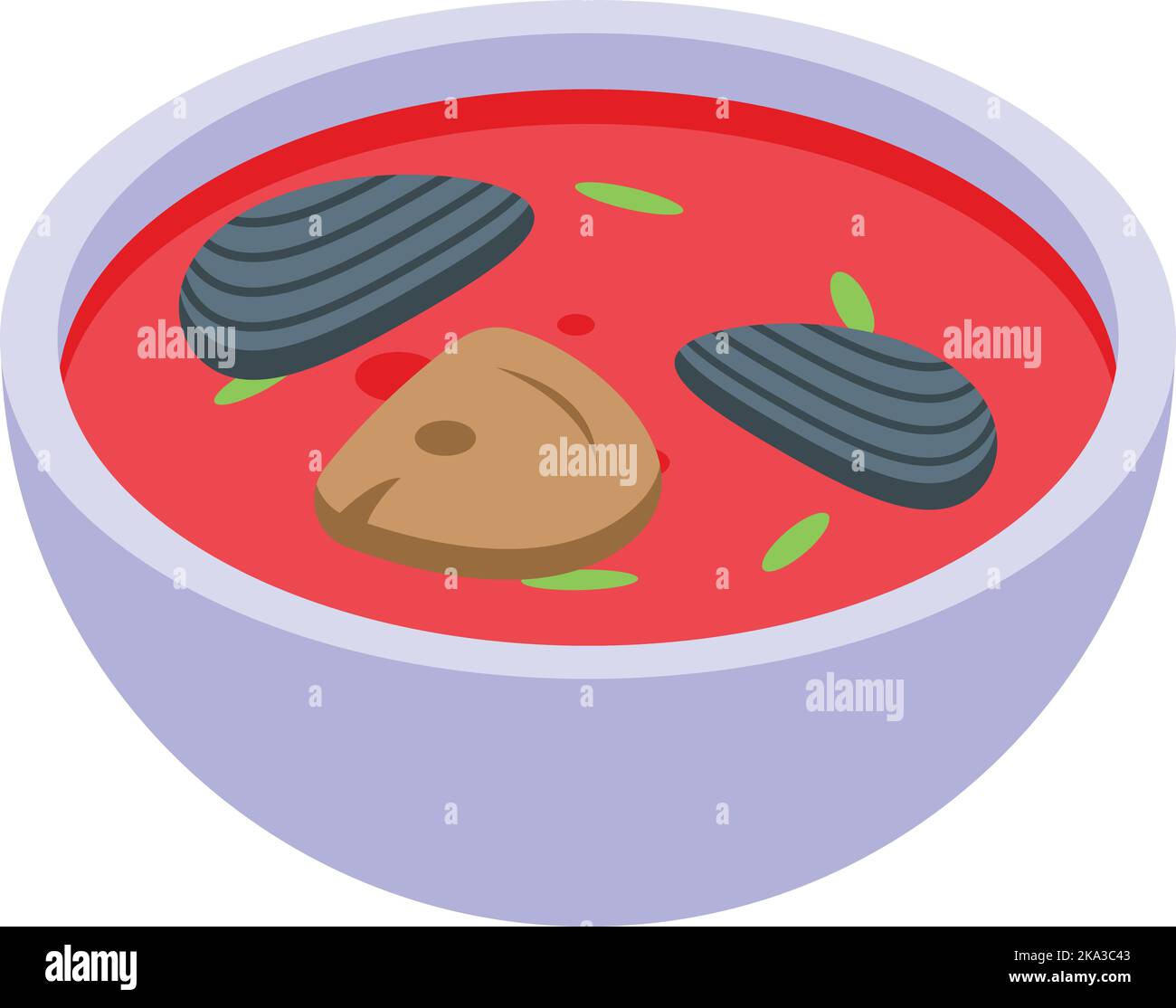 Red tomato rice dish Stock Vector Images - Alamy