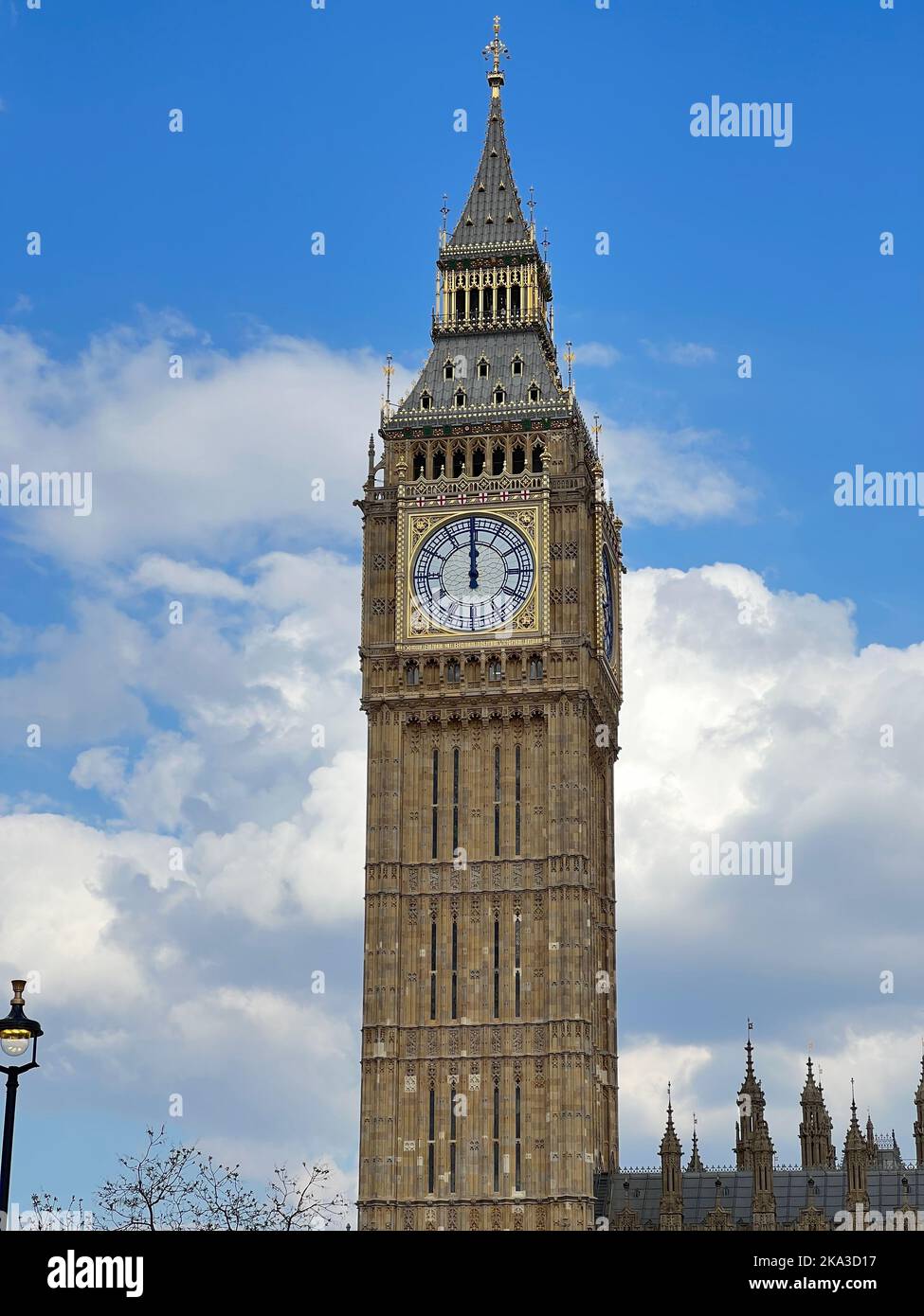 A view of the famous Big Ben after reconstruction Stock Photo - Alamy