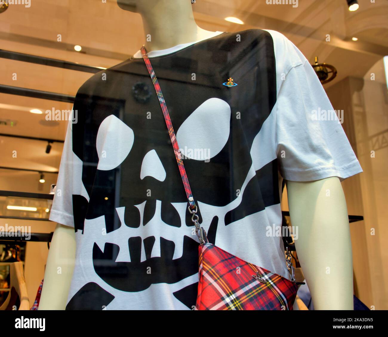 Vivienne Westwood designs iconic fashion Glasgow, Scotland, UK Stock ...