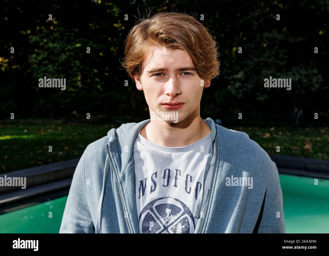 Hamburg, Germany. 10th Oct, 2022. Actor Paul Sundheim is on the set of ...