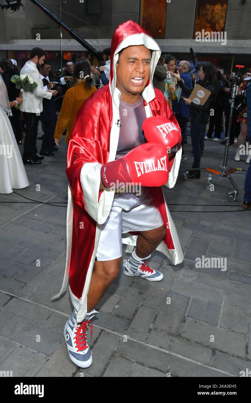 Craig Melvin attends 2022 Halloween on "Today" at Rockefeller Plaza on ...