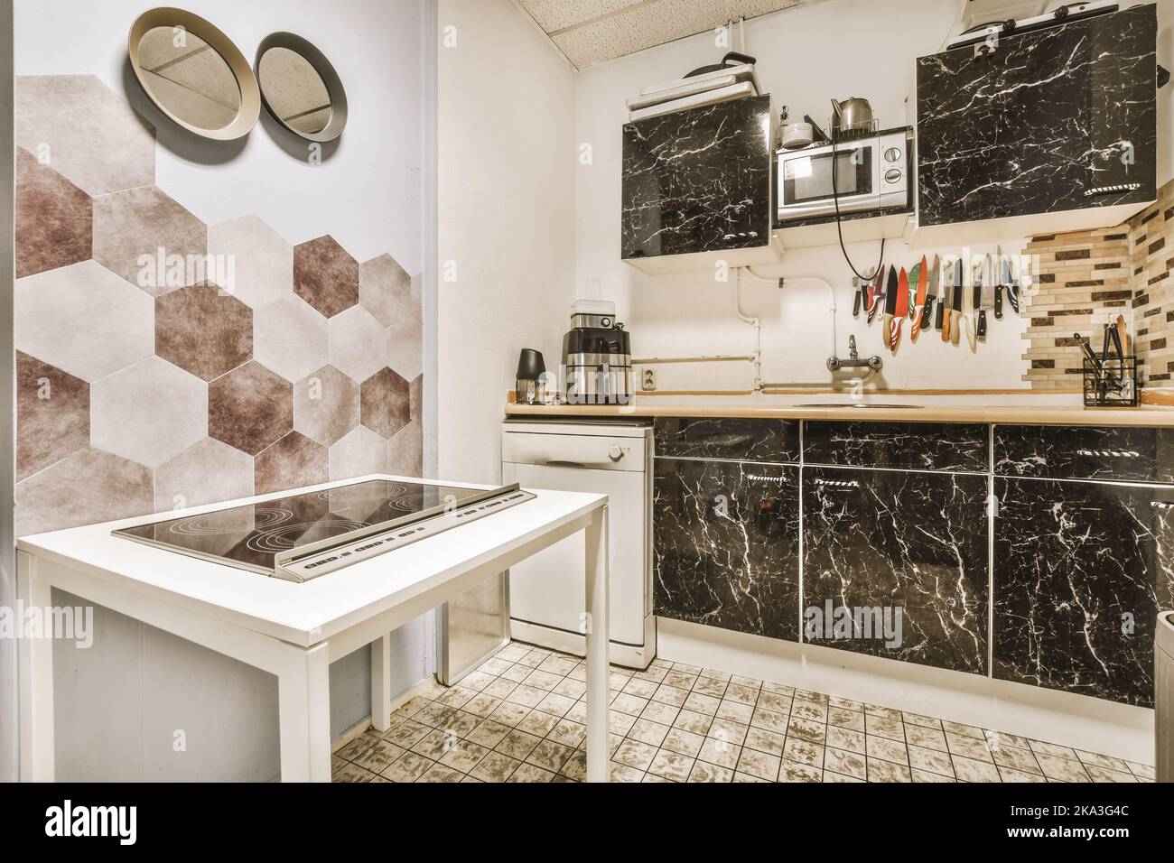 Office interior kitchen breakout area hi-res stock photography and ...