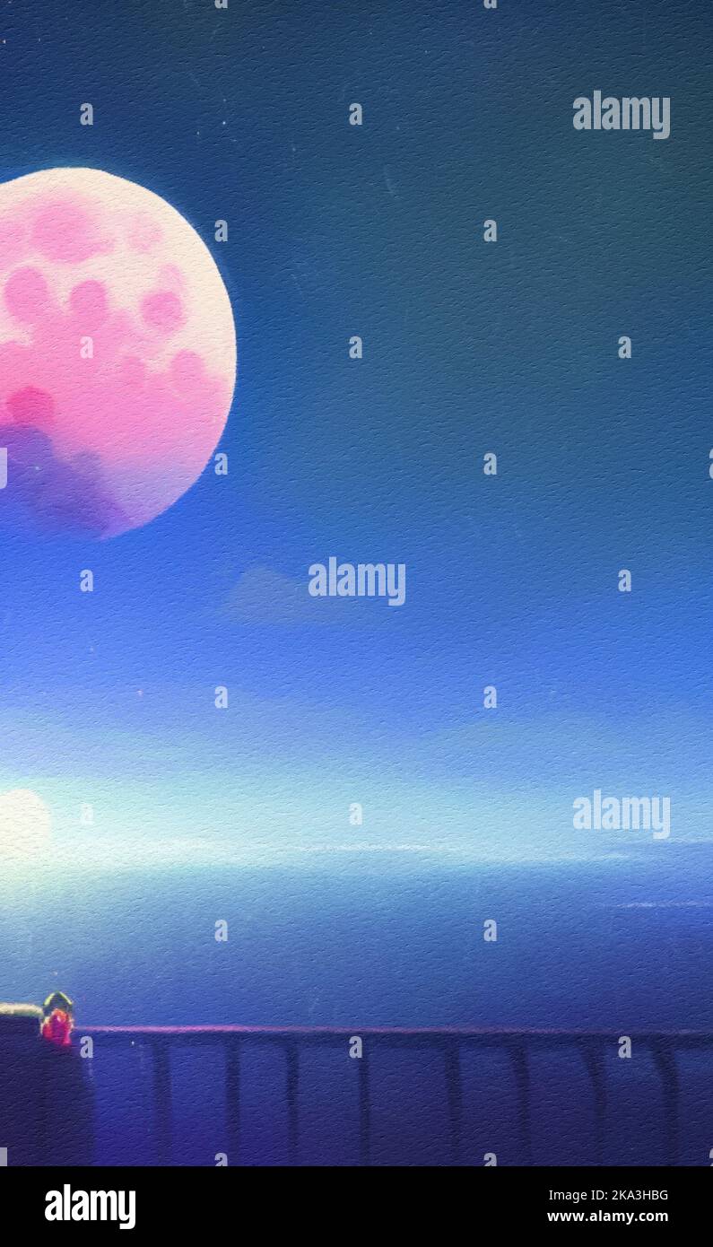 Sun moon wall decoration hi-res stock photography and images - Alamy