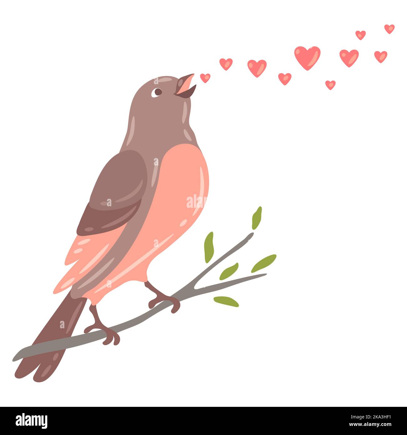 The birdie song Stock Vector Images - Alamy
