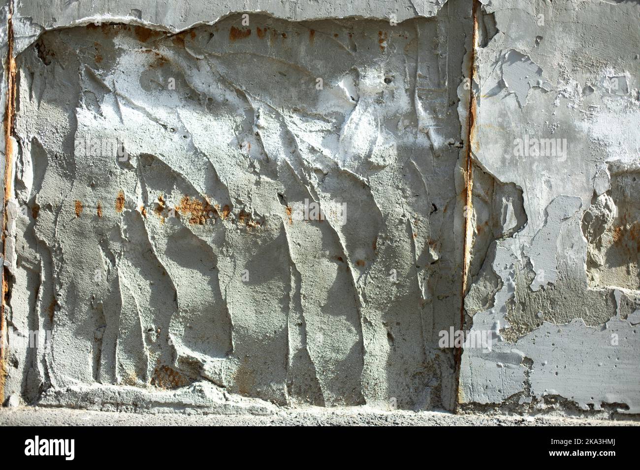 Concrete wall during renovation. Details of building surface Stock ...